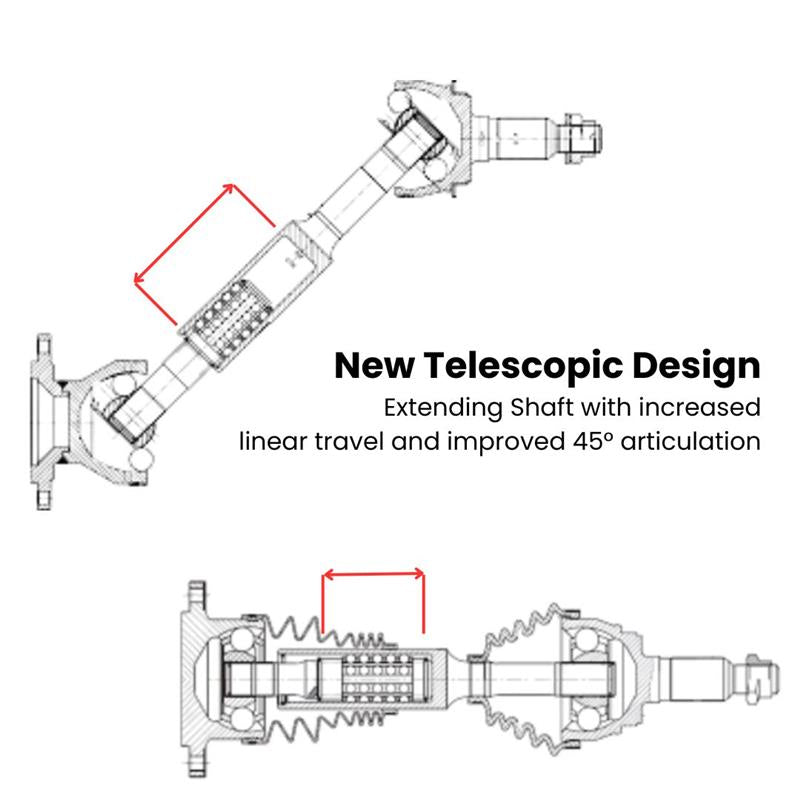 Front Left Extended CV Drive Shaft for Mazda BT50 UP UR Ford Ranger PX