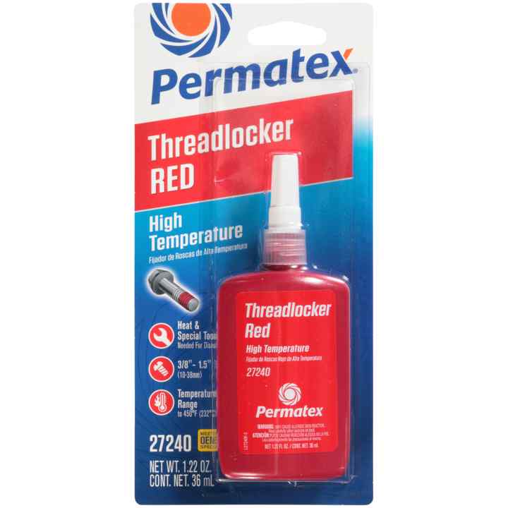 Permatex High Temperature, High Strength Thread Locker 27240 36ml