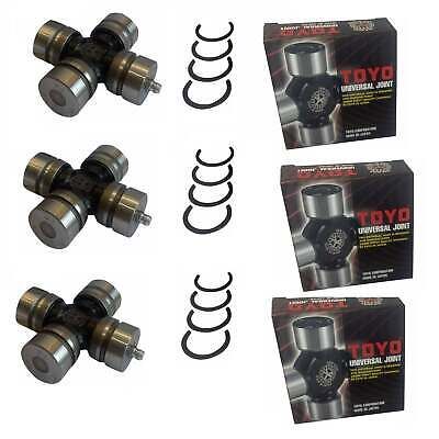 3 Universal Joints for Toyota Hilux RWD GGN GUN KUN LN RN RZN TGN Uni