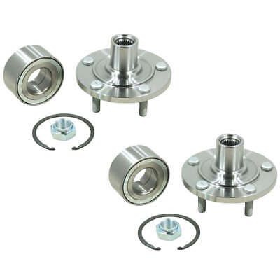 Pair Front Wheel Bearing Hub For Mitsubishi Lancer CG CH Outlander ZE