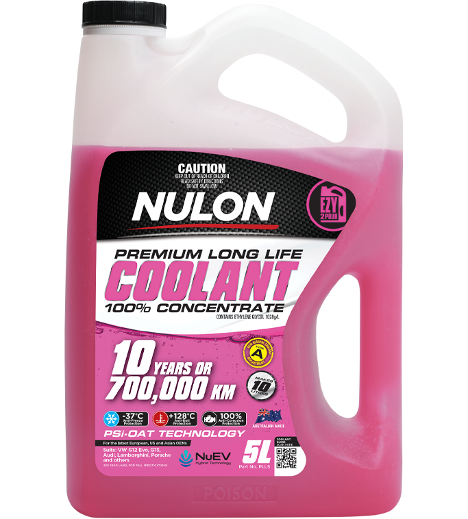 Nulon Pink Premium Long Life Coolant 100% Concentrate 5 Litres - PLL5